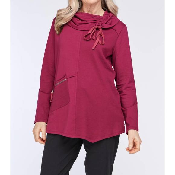 neon buddha | Tops | New Neon Buddha Amelia Tunic In Cranberry | Poshmark